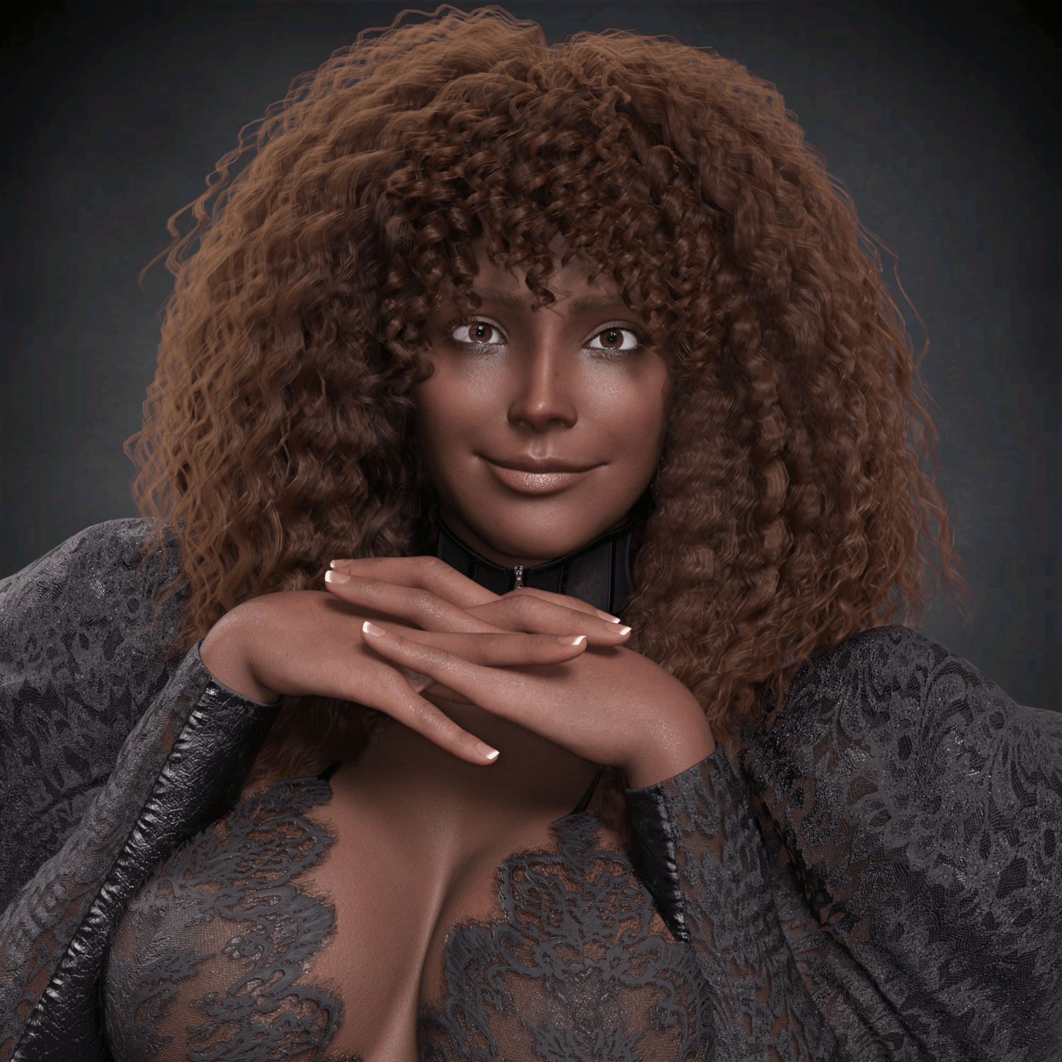 Vanessa 3D Render, Digital Art by RanggaFP