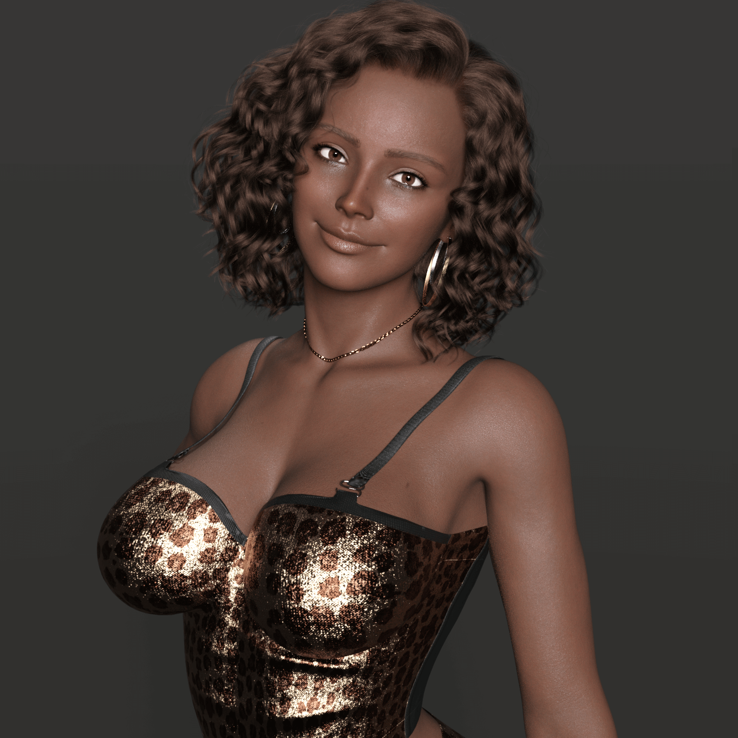 Vanessa 3D Render, Digital Art by RanggaFP