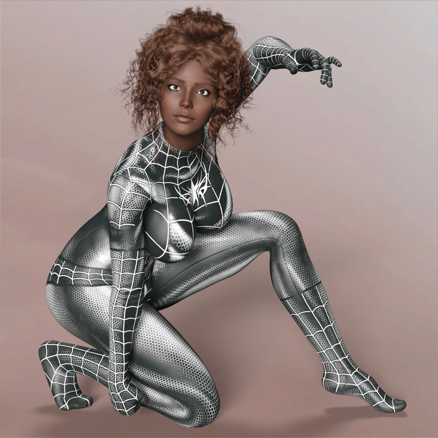 Vanessa 3D Render, Digital Art by RanggaFP