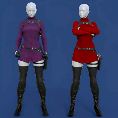 Ada Wong Outfit for Genesis 8 Females and Daz Studio by Rango2001