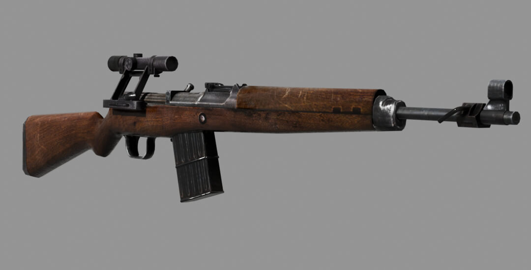 G43 and Kar98 Rifle 3D Model Free by Rango2001