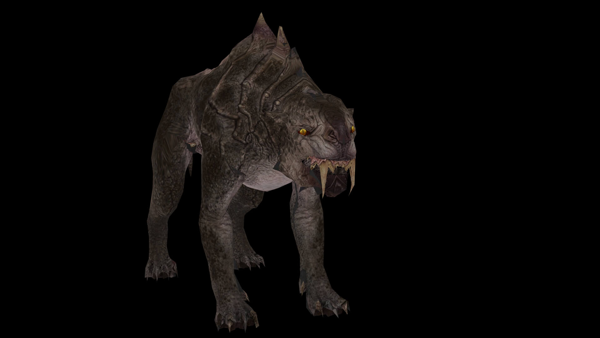 Monster Dog Free 3D Model by Rango2001