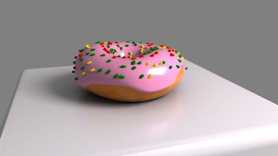 Doughnut - Free 3D Model by ranveersinghbaid