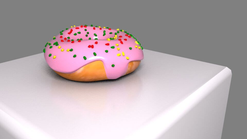 Doughnut - Free 3D Model by ranveersinghbaid