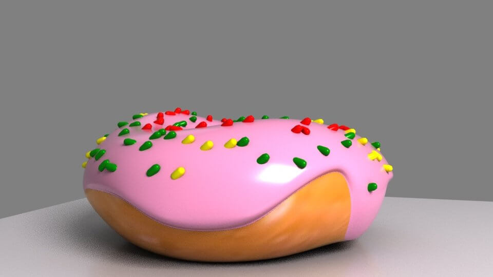 Doughnut - Free 3D Model by ranveersinghbaid