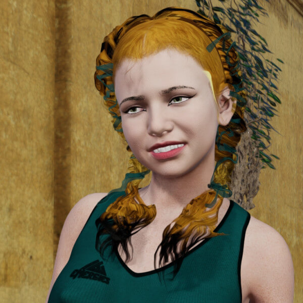 Undress with BJ Ensley G8F 3D Render | RenderHub Gallery