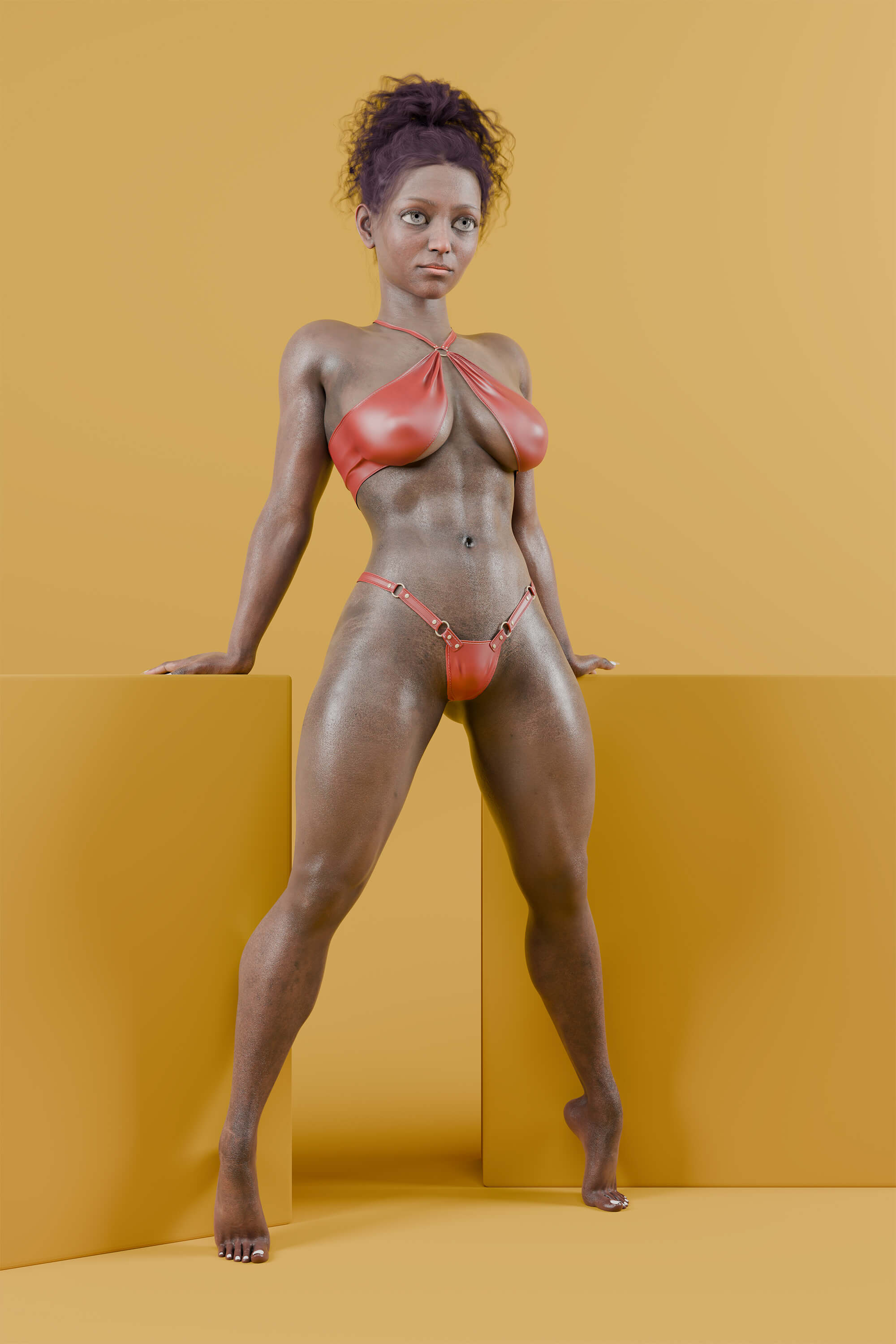 Tayla 3D Render, Digital Art by Raph4