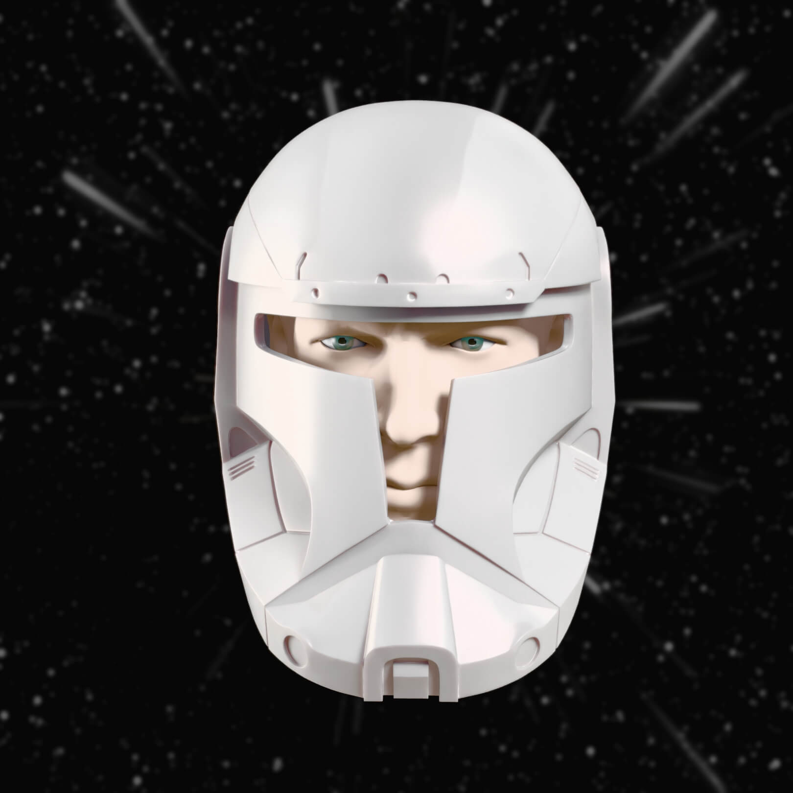 Republican Commando Helmet - Star Wars Cosplay 3D Model by RareBox