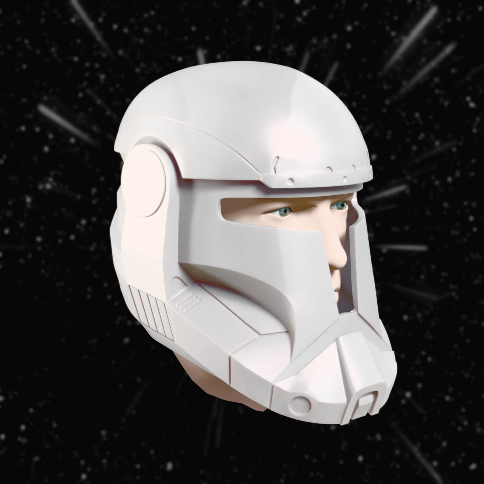 Republican Commando Helmet - Star Wars Cosplay 3D Model by RareBox