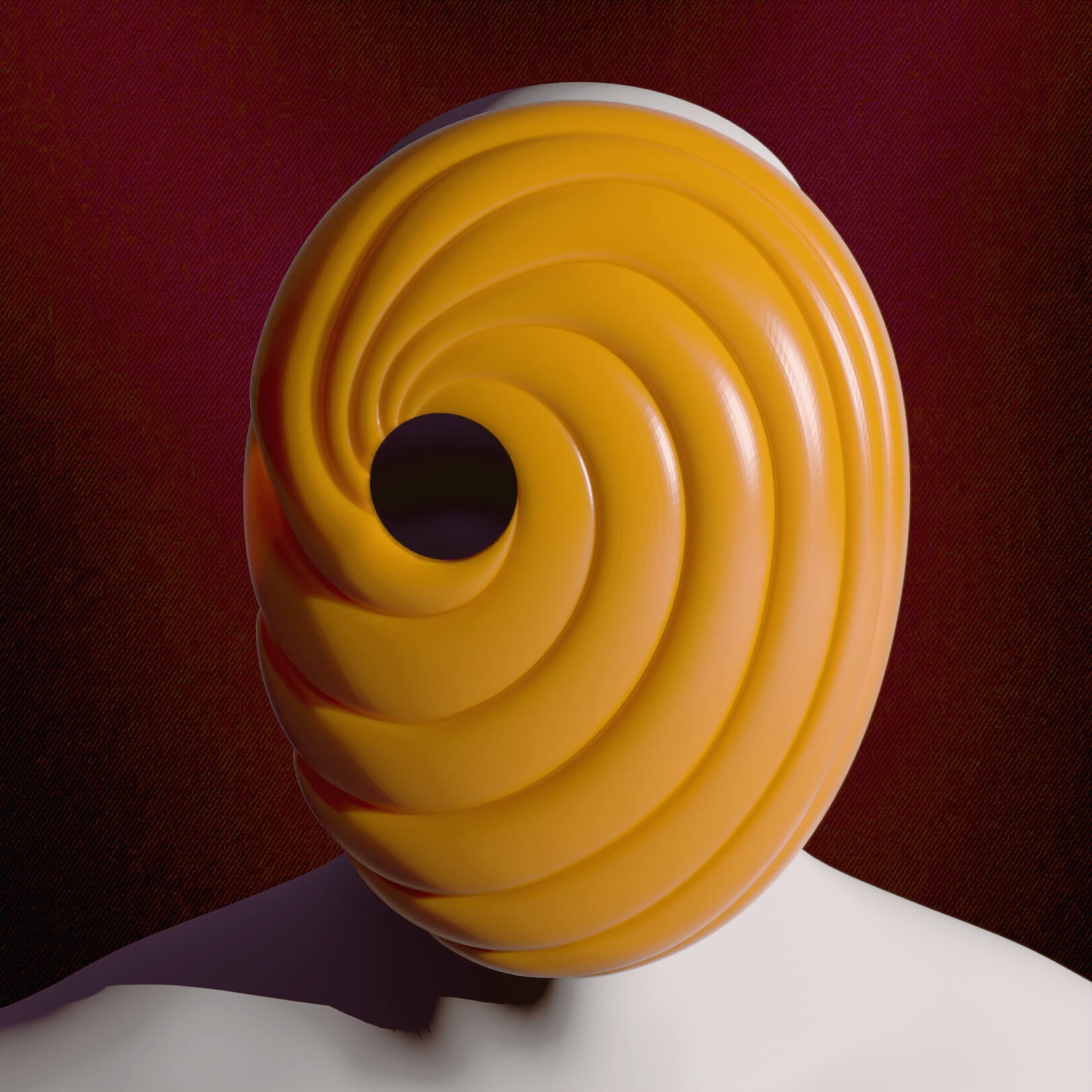 Tobi Mask - Naruto Cosplay 3D Model by RareBox