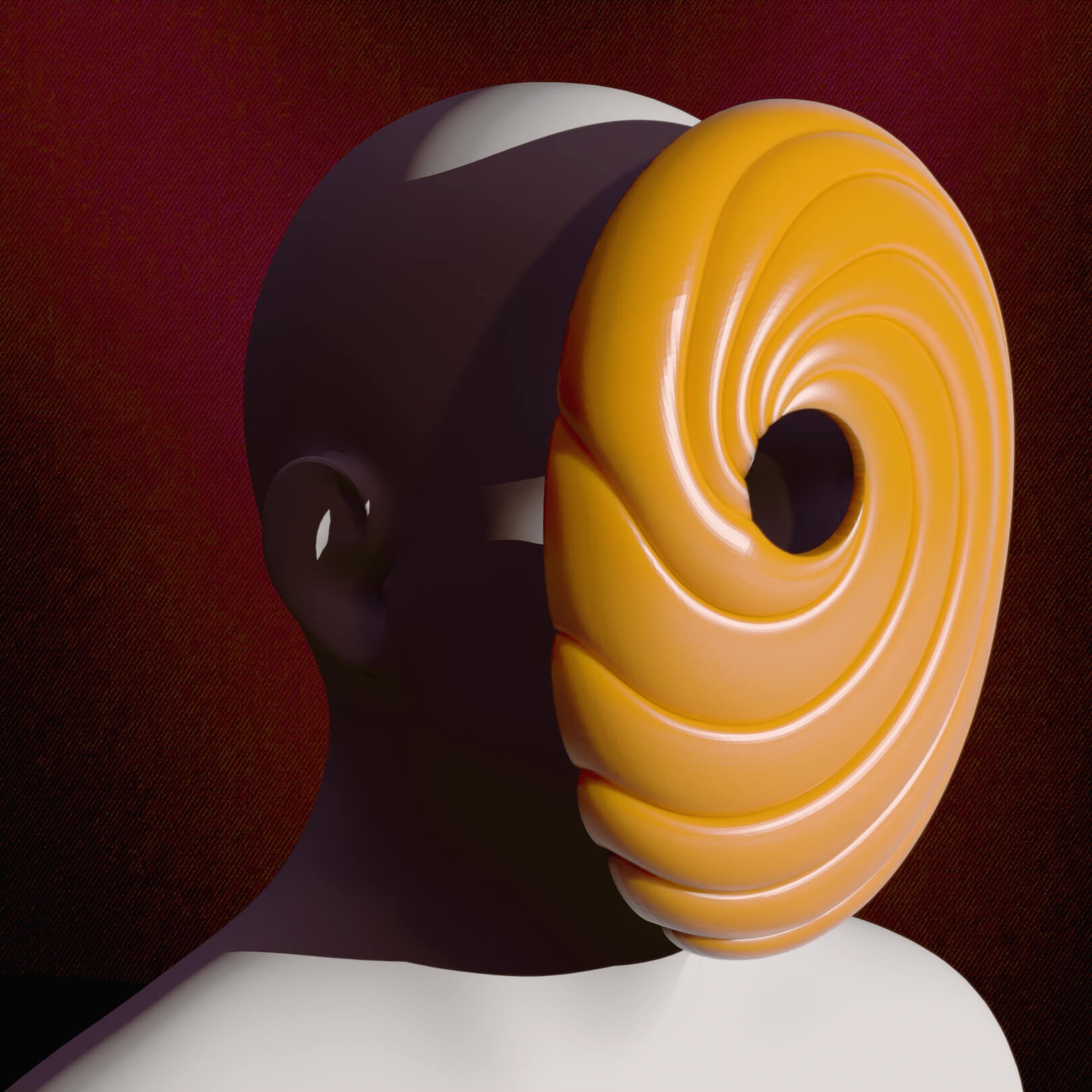 Tobi Mask - Naruto Cosplay 3D Model by RareBox