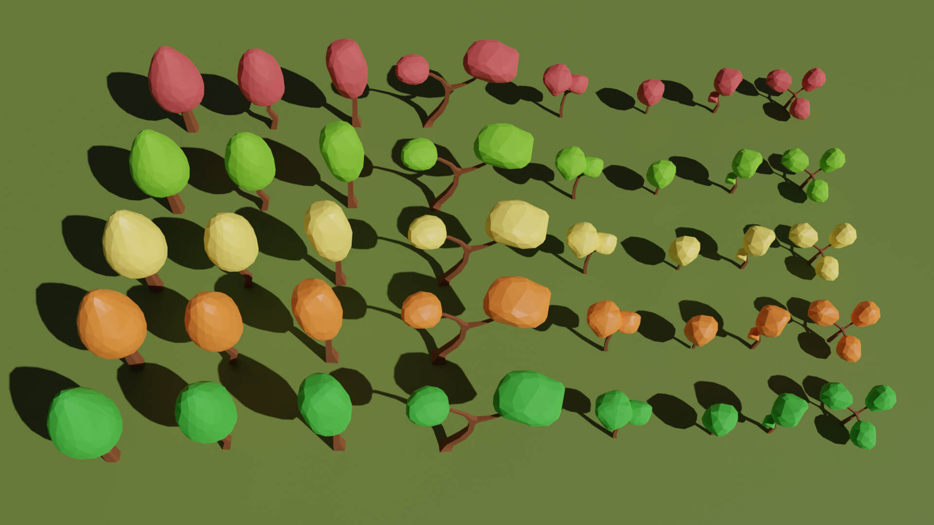 Low Poly Nature Pack - 3D Model by RatStation