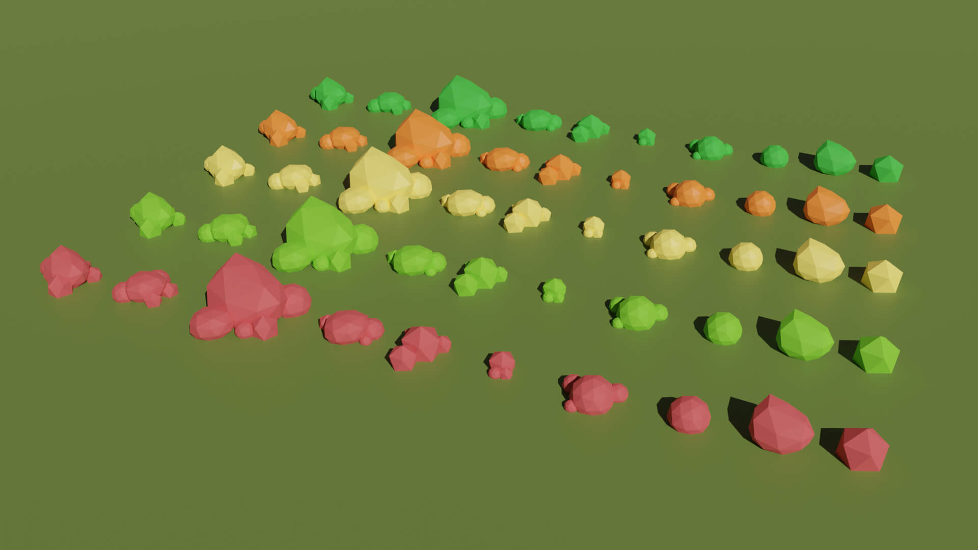 Low Poly Nature Pack - 3D Model by RatStation