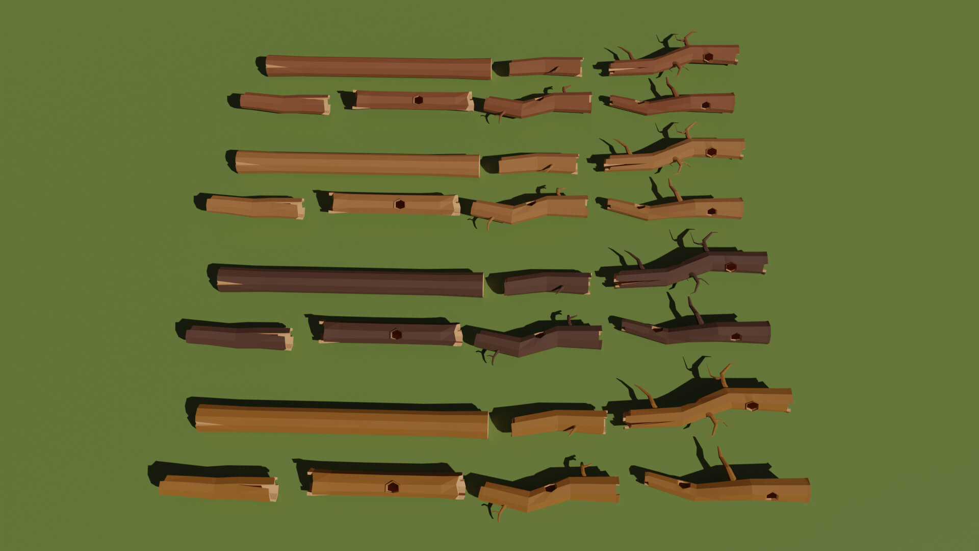 Low Poly Nature Pack - 3D Model by RatStation