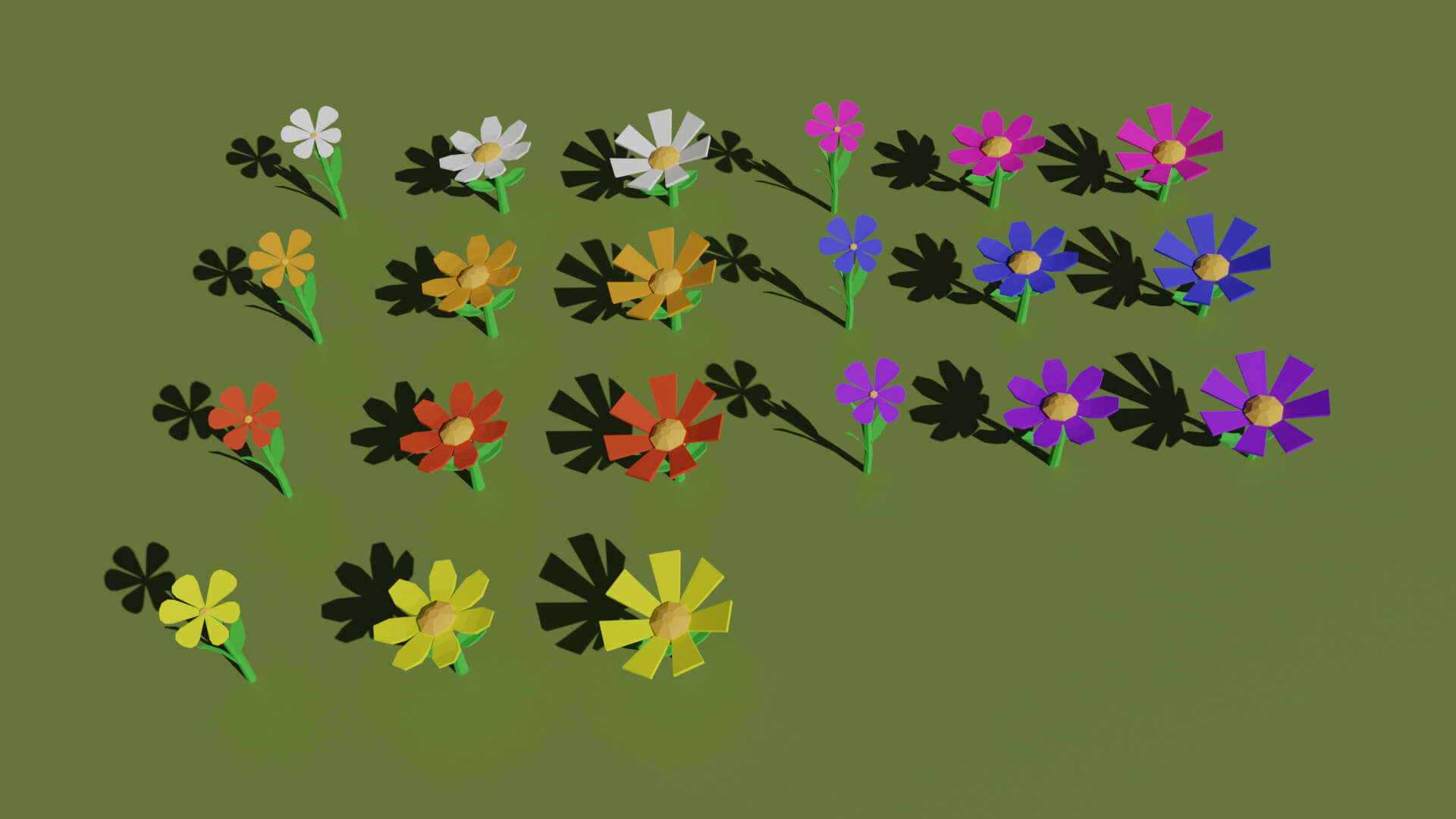 Low Poly Nature Pack - 3D Model by RatStation