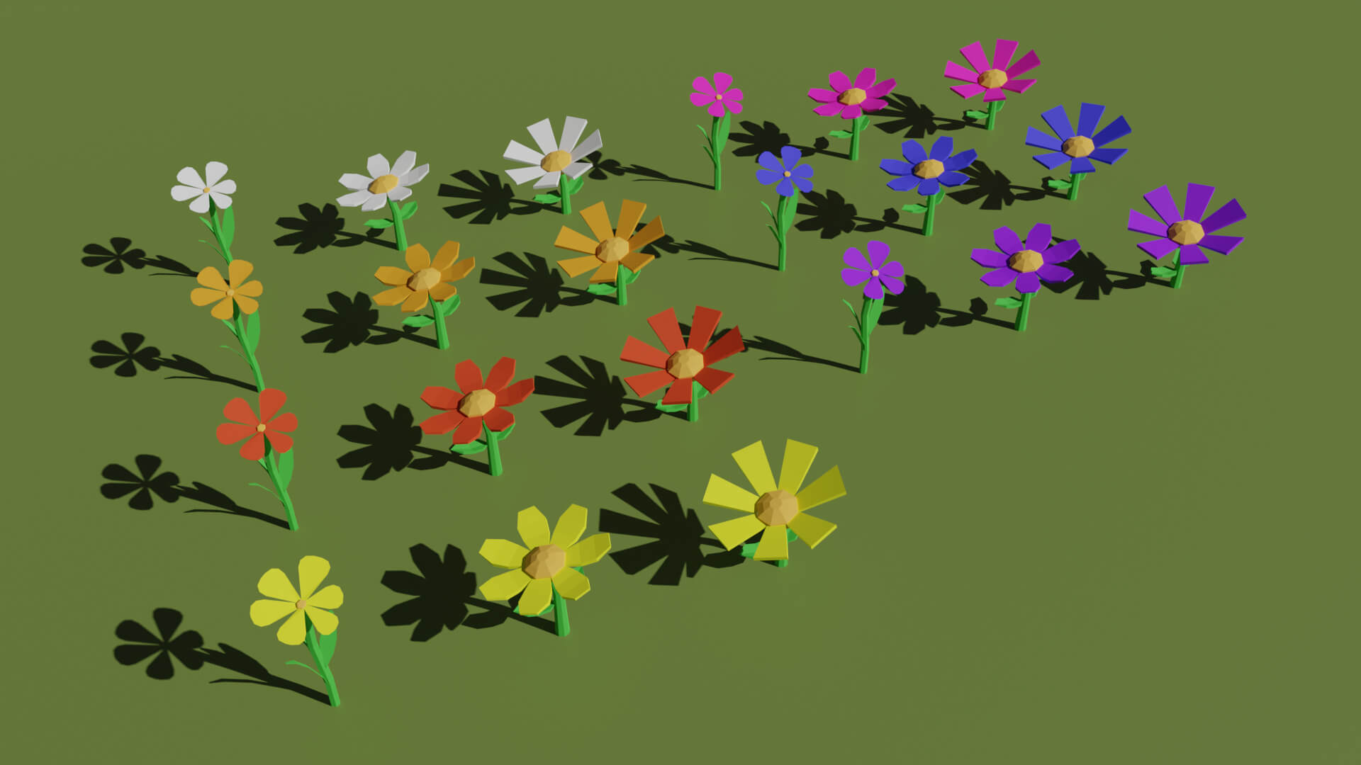 Low Poly Nature Pack - 3D Model by RatStation