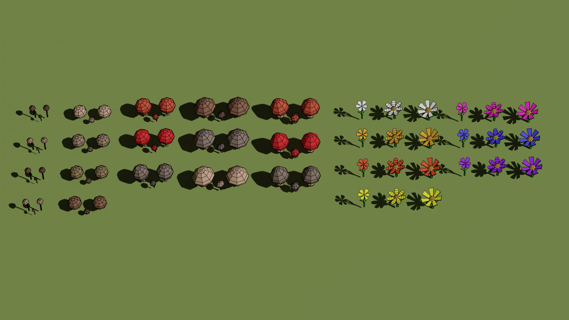 Low Poly Nature Pack - 3D Model by RatStation