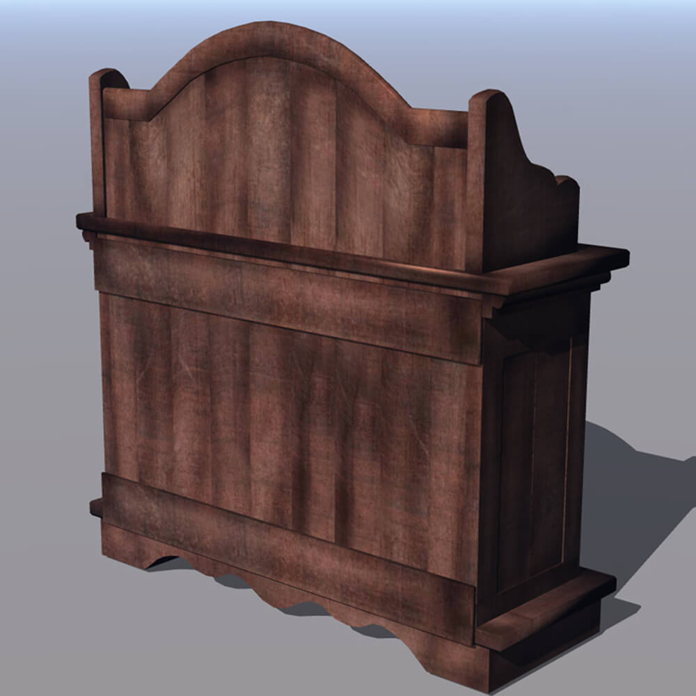 Vintage Style Buffet - Free 3D Model by Ravyn