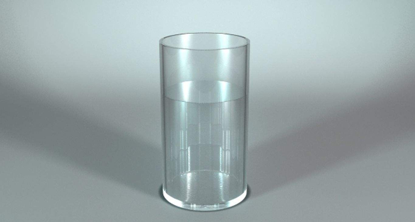 Glass of Water - 3D Model by raymondcruz