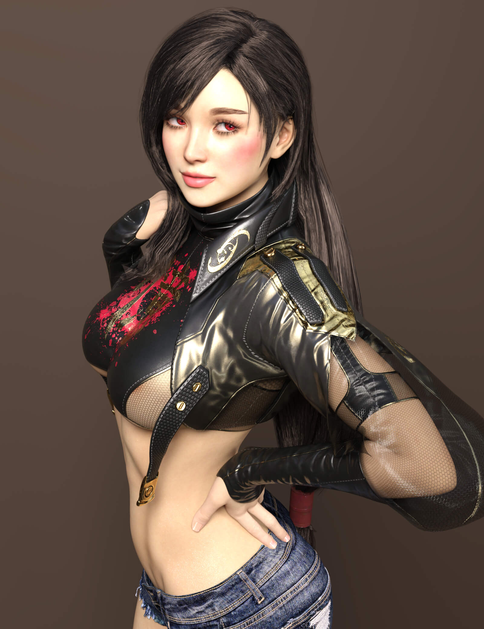 Tifa Lockhart Morph Final 3D Render, Digital Art by raystorm41