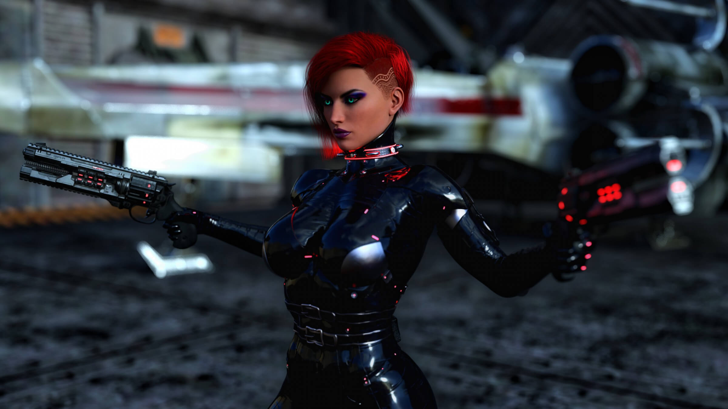 Blood Assassin 3D Render, Digital Art by RazielKanos