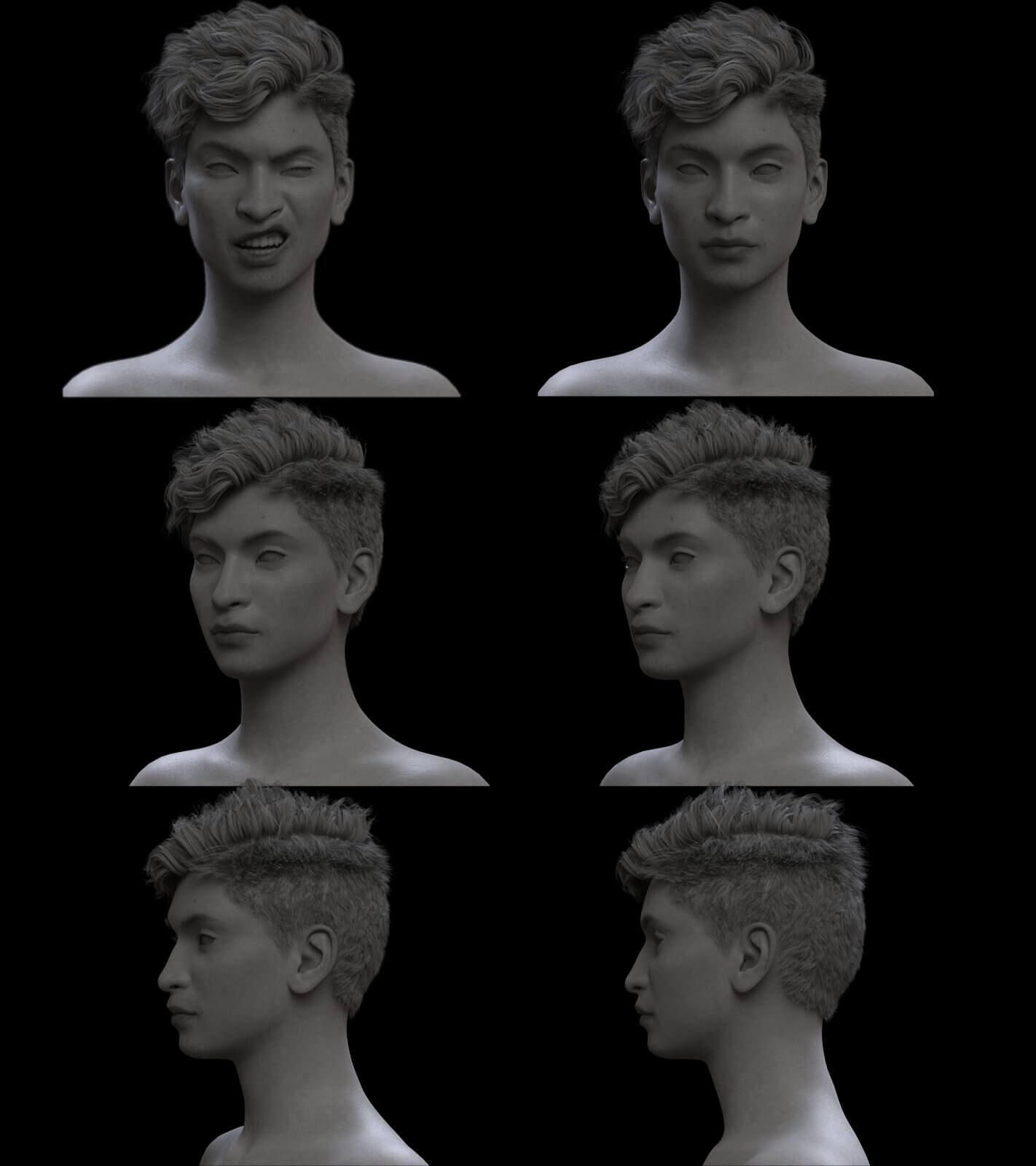 Androgynous Morphs for G8F - Daz Content by RazzleDazzle3D