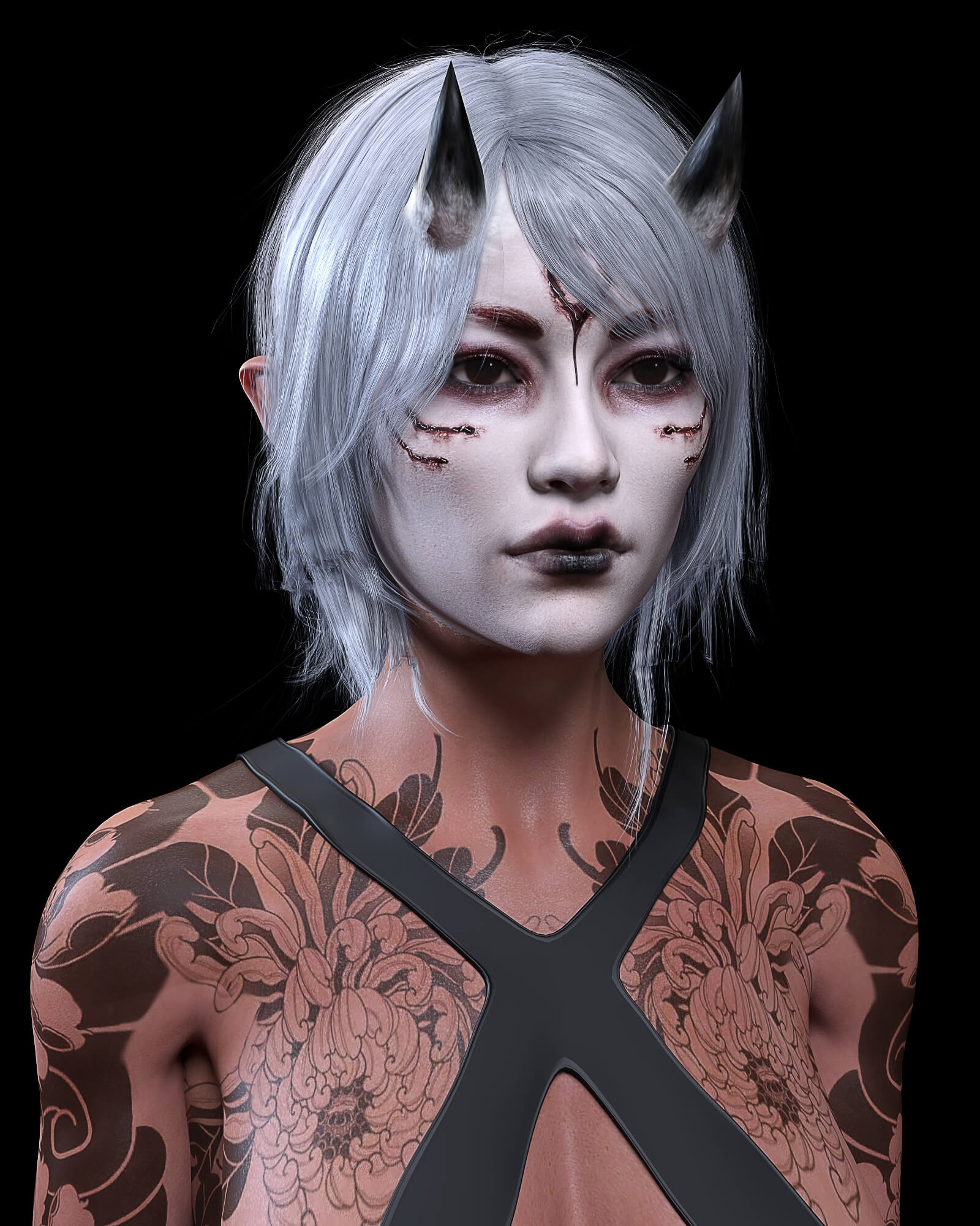 Oni Pack - Character for G8F Daz Content by RazzleDazzle3D
