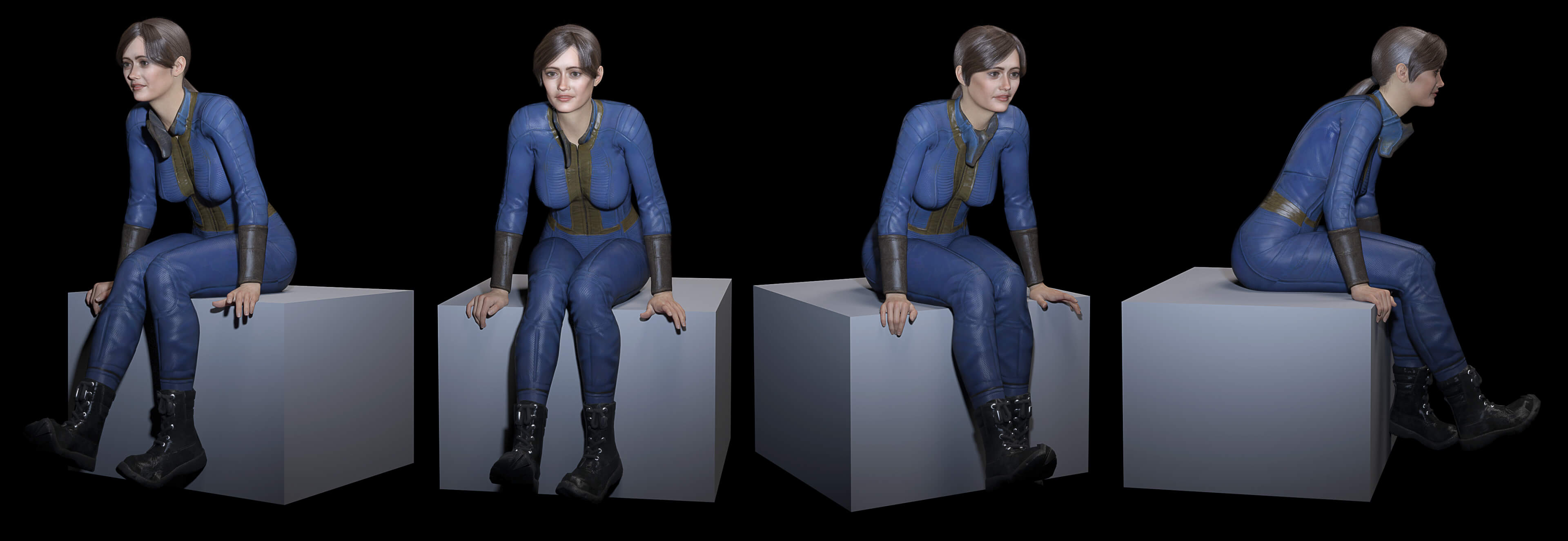 Wasteland: Poses for G8F - Daz Content by RazzleDazzle3D