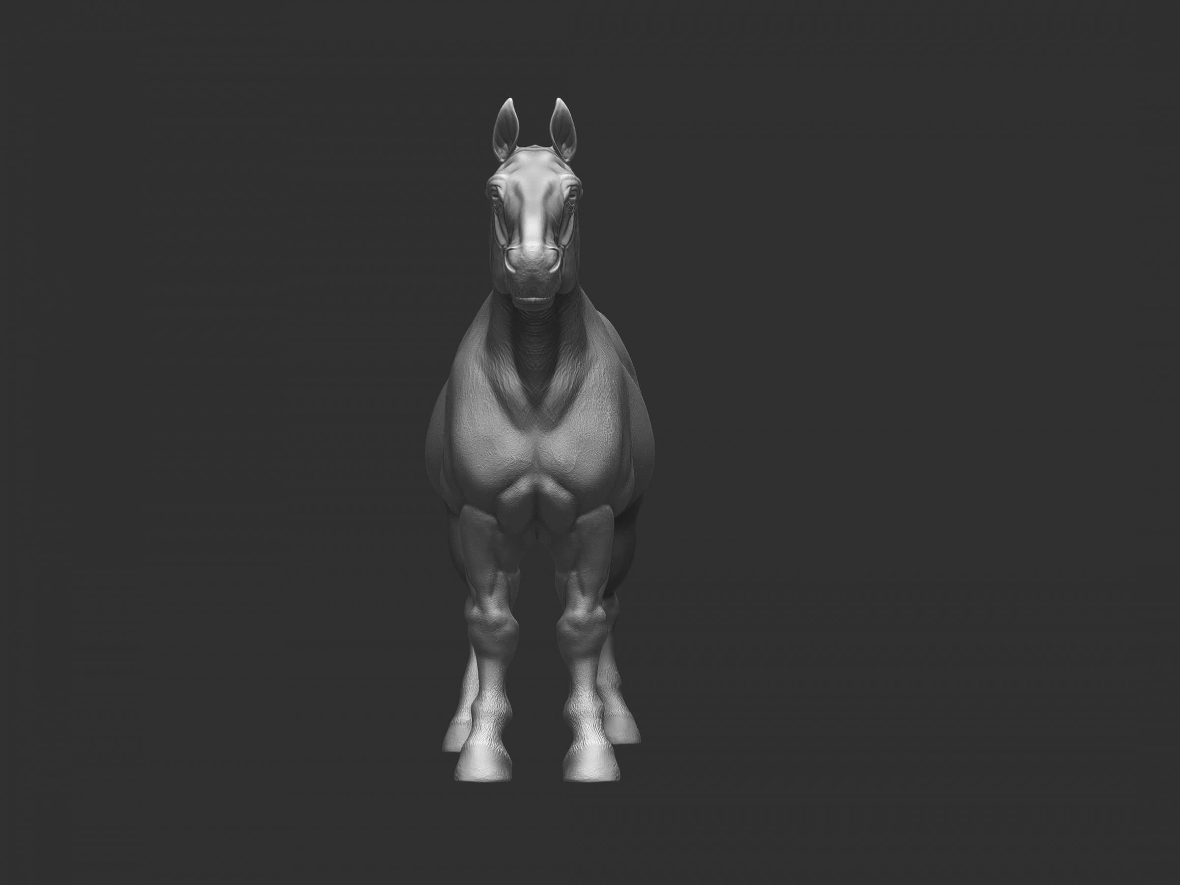 Draft Horse - 3D Model by rbonnacoelho