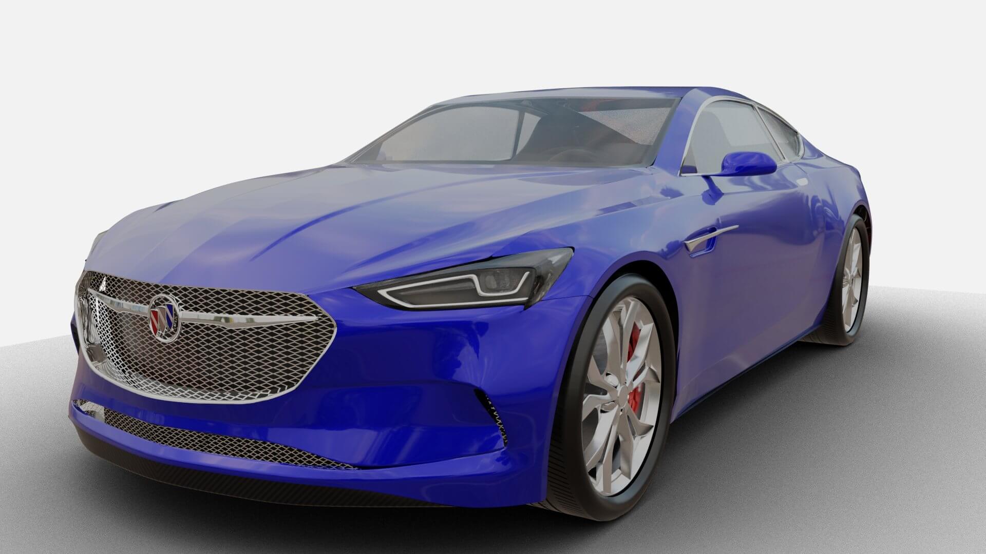 2016 Buick Avista Concept Car - 3D Model by RchLuvSlly