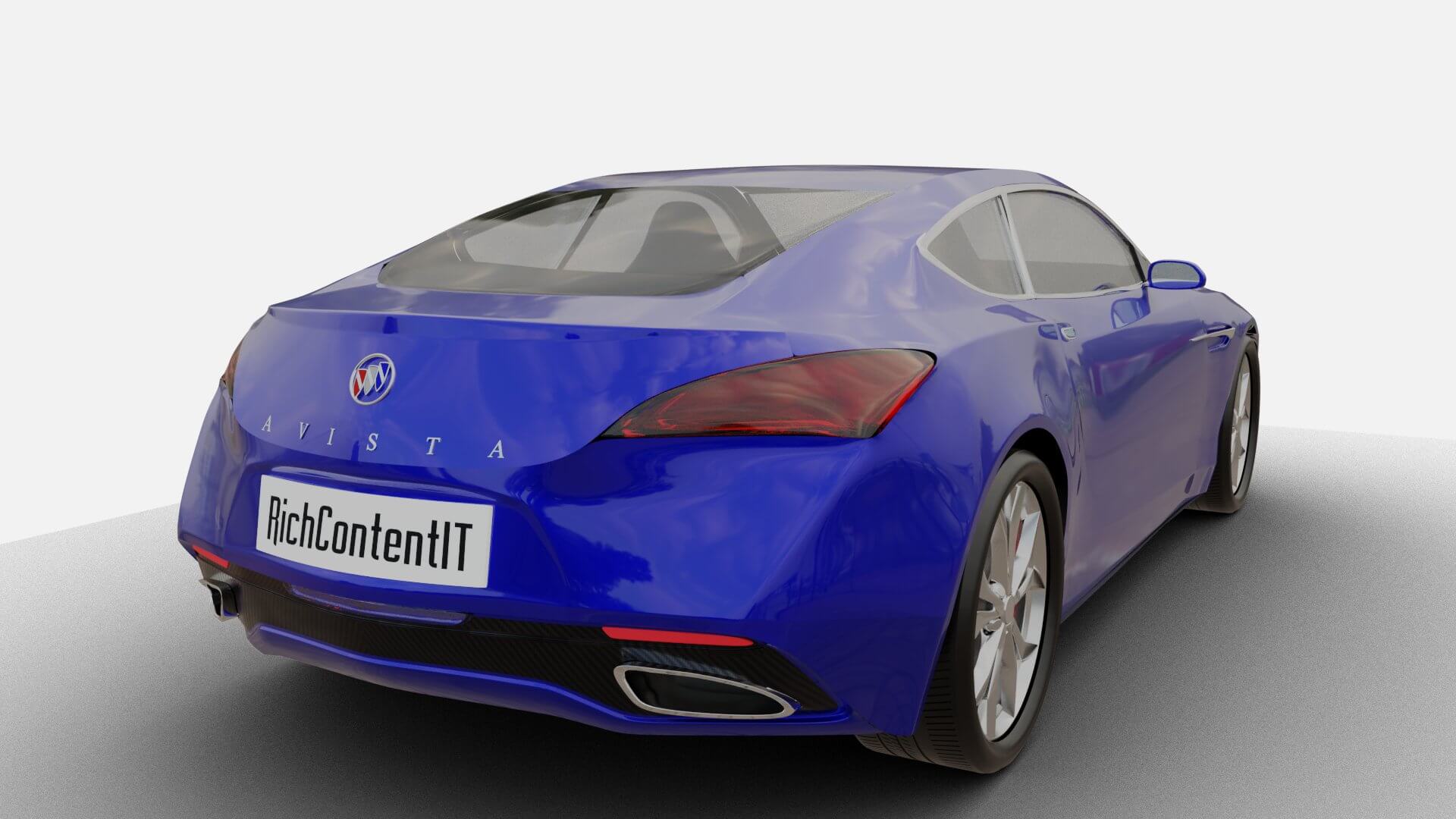 2016 Buick Avista Concept Car - 3D Model by RchLuvSlly