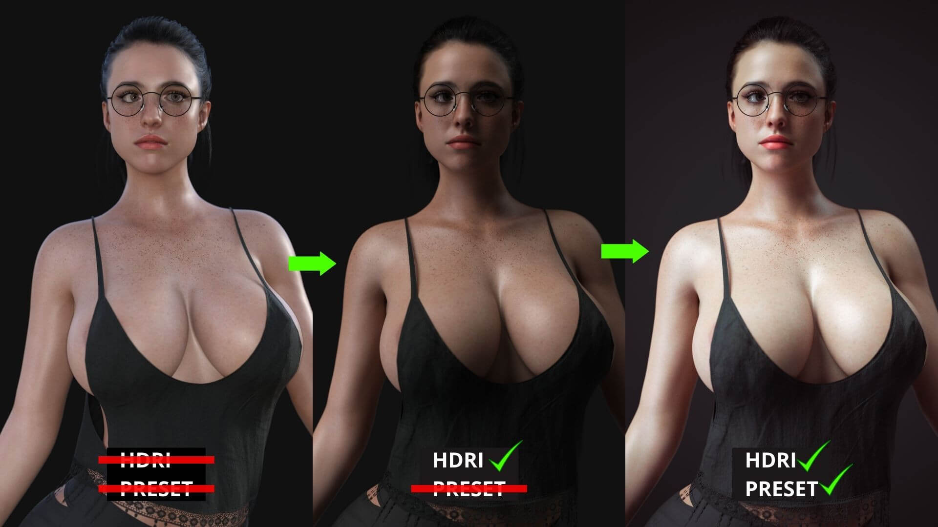 My keys for best Daz3d results 3D Render by rdaughterdaz