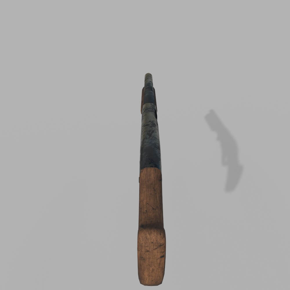 Sawed Off Shotgun - 3D Model by re2222