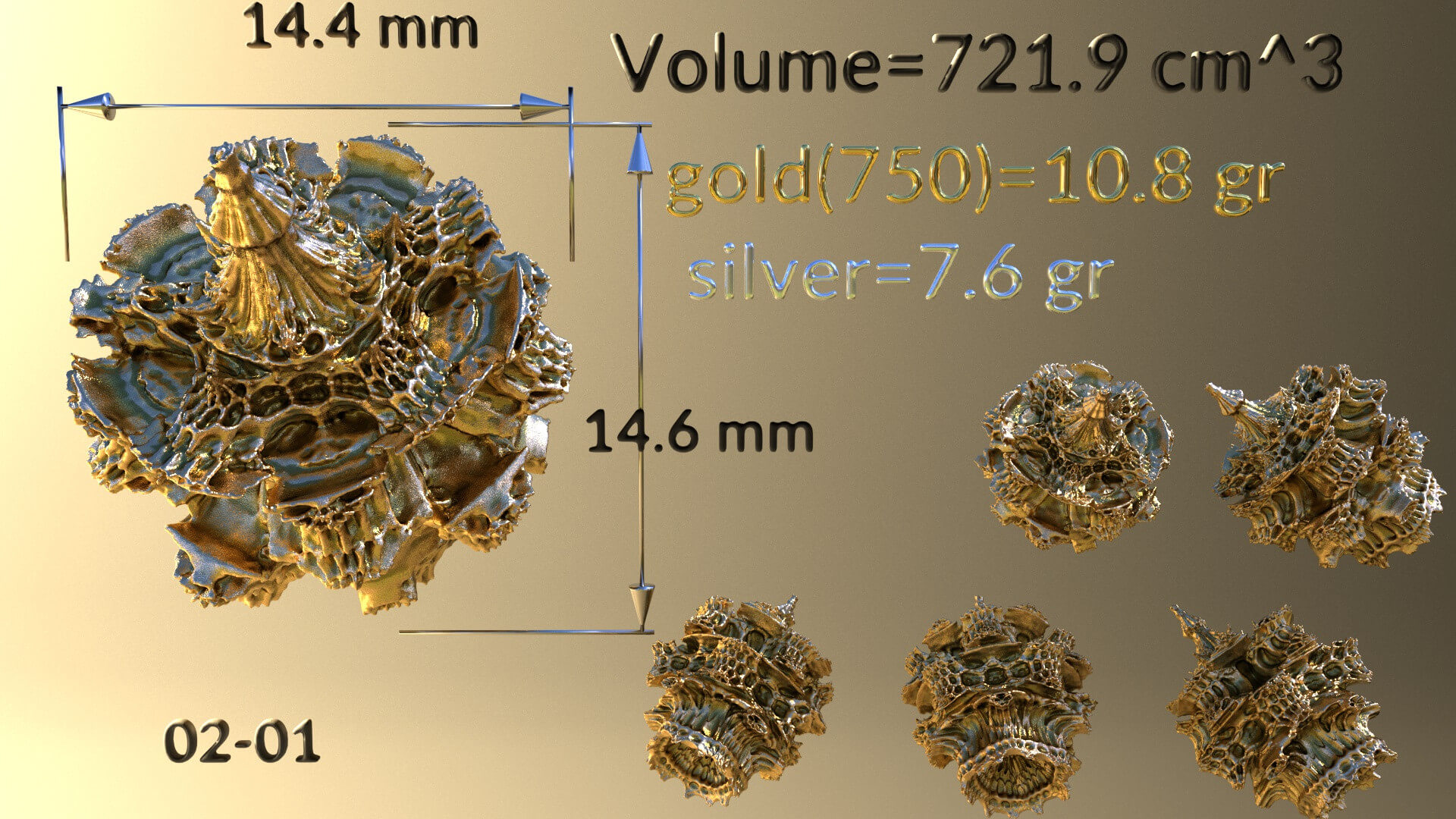 16 Fractal Form V2 3d Model By Reactor7070