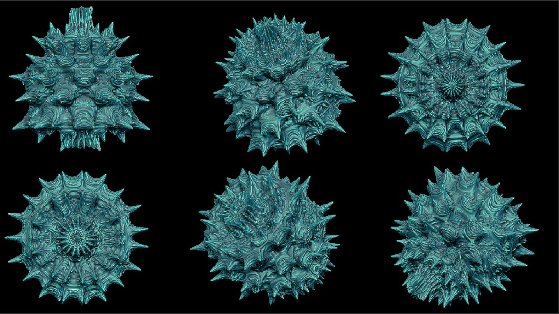 16 Fractal Form V2 3d Model By Reactor7070