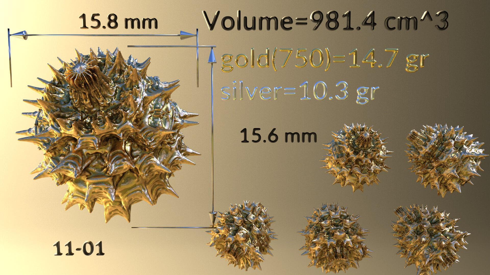 16 Fractal Form V2 3d Model By Reactor7070