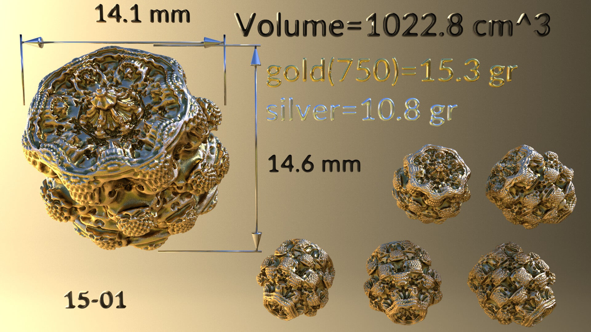 16 Fractal Form V2 - 3D Model by reactor7070