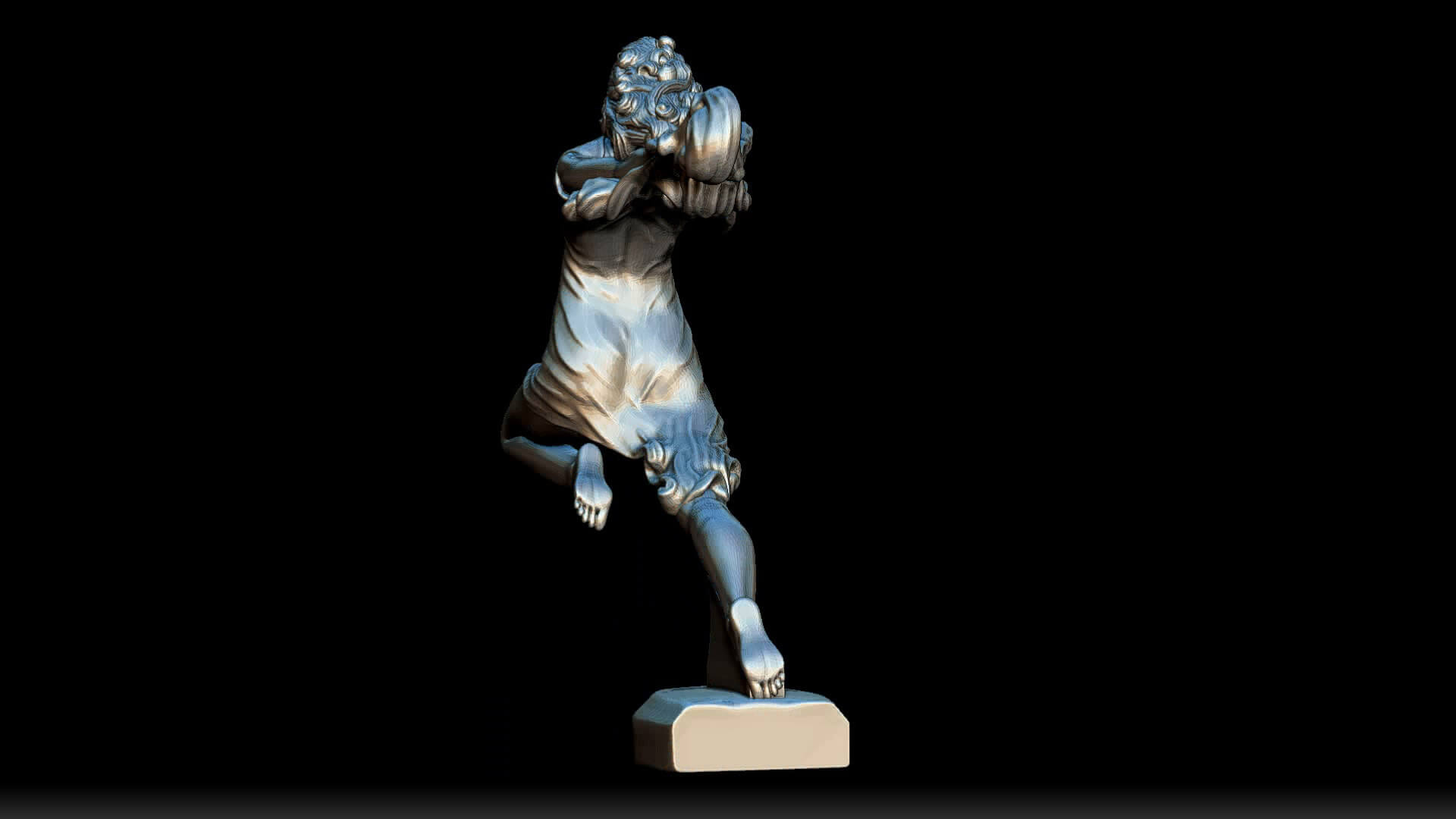 Goddess Figurine - 3D Print Model by reactor7070