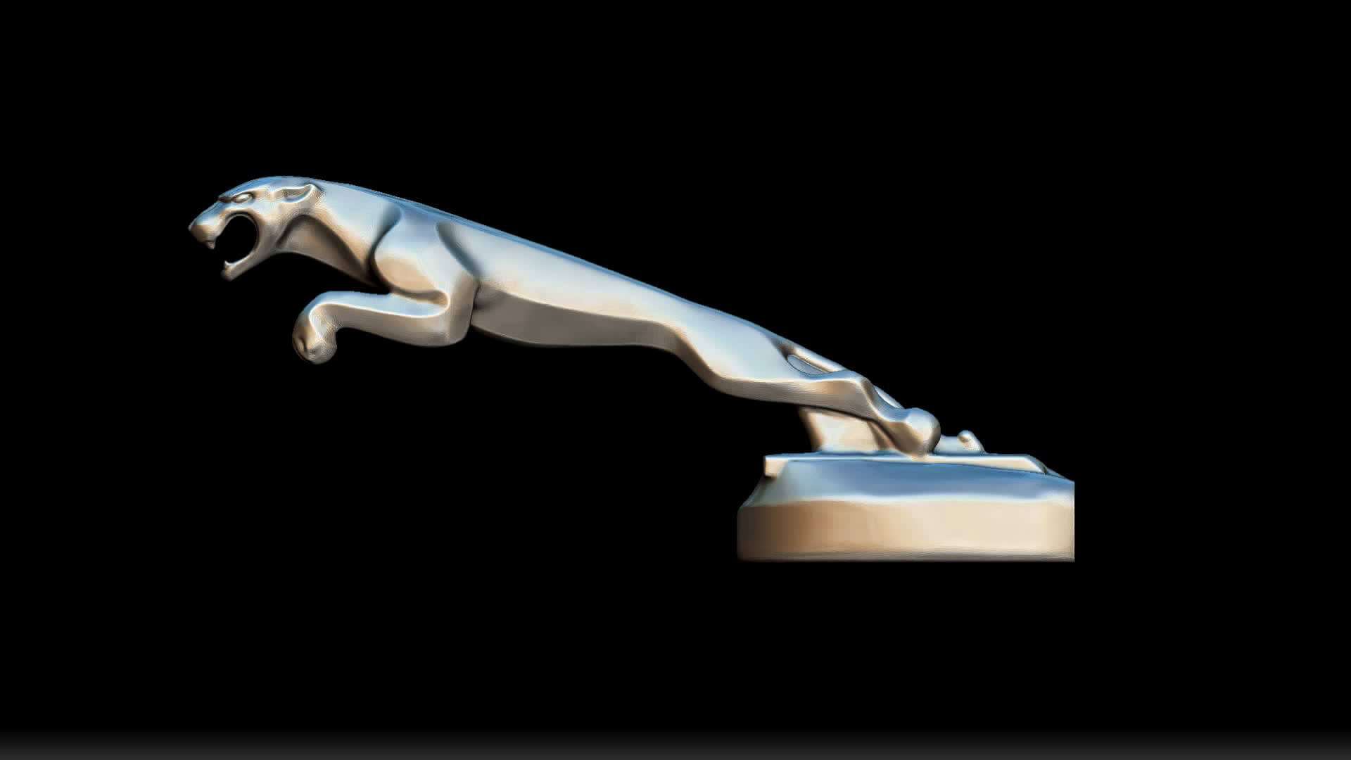 Jaguar Logo 3d Model