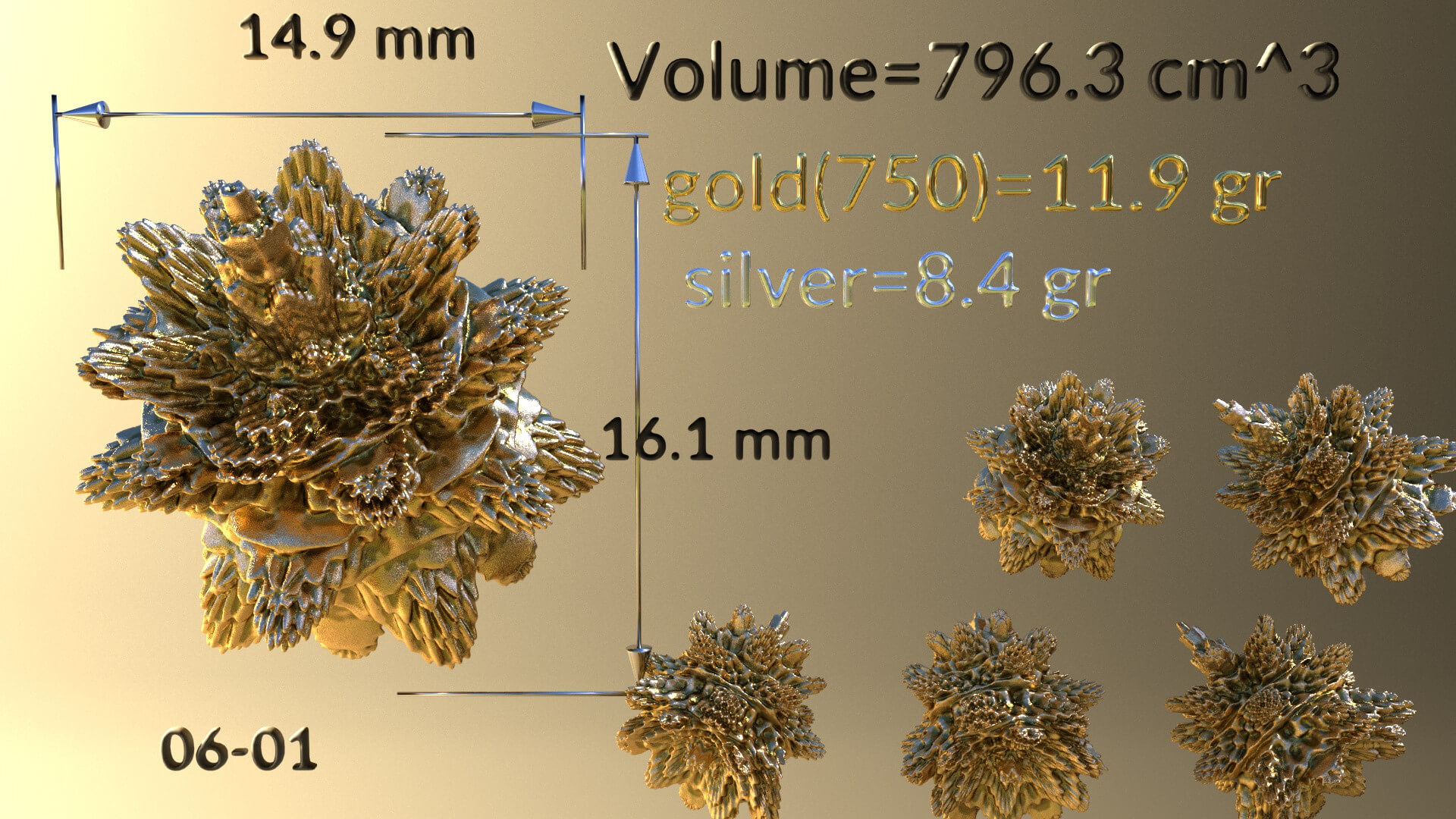 Mandelbrot Fractals 3d Model By Reactor7070