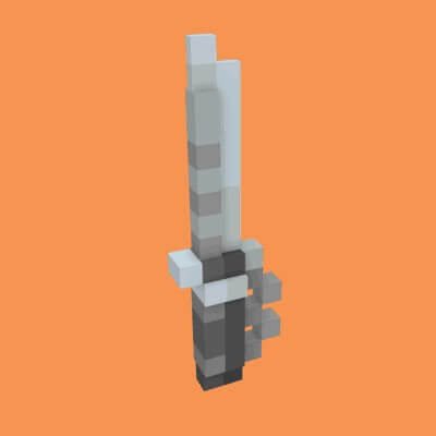 Blade 6V5 Tupacase - 16 Batch Voxel 3D Model by Reactorcore