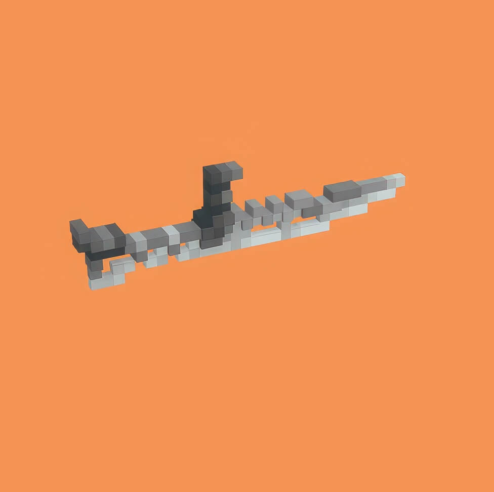 Blade MZ0 Stepjump - 64 Batch Voxel 3D Model by Reactorcore