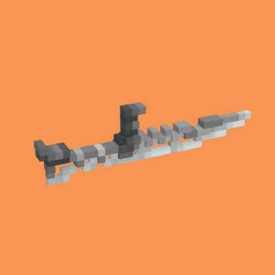 Blade MZ0 Stepjump - 64 Batch Voxel 3D Model by Reactorcore