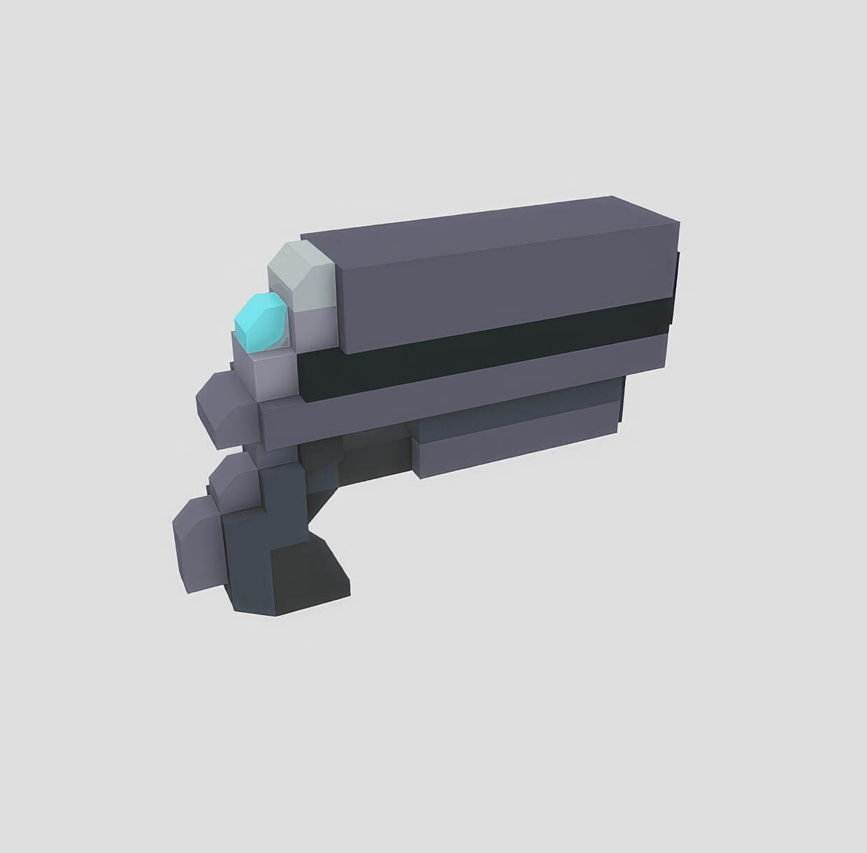 Blaster Gbe Mk1 16 Batch Voxel 3d Model By Reactorcore