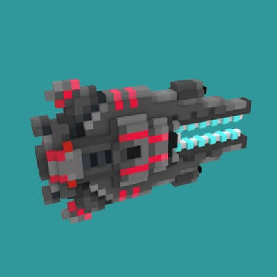 Emitter 9QA Minivivi - 32 Batch Voxel 3D Model by Reactorcore