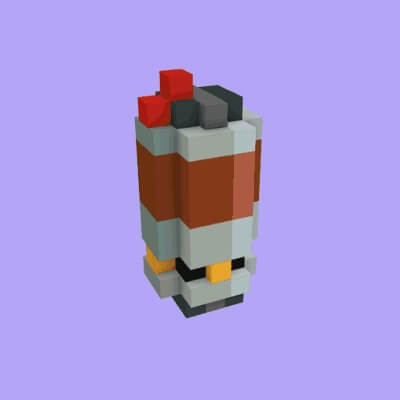 Grenade 380 Resaix - 16 Batch Voxel 3D Model by Reactorcore