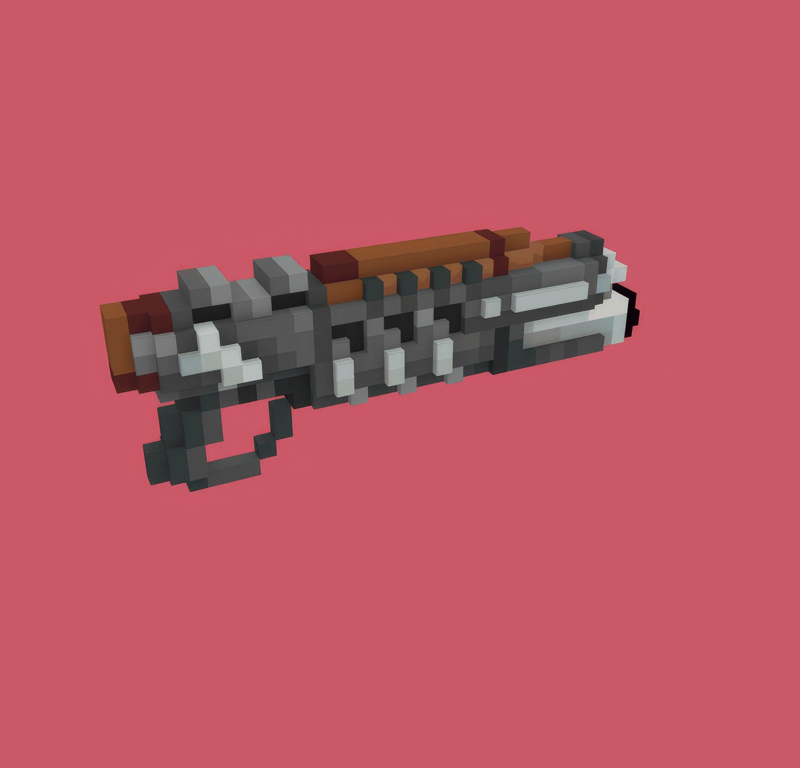 Launcher QU4 Roinad - 32 Batch Voxel 3D Model by Reactorcore