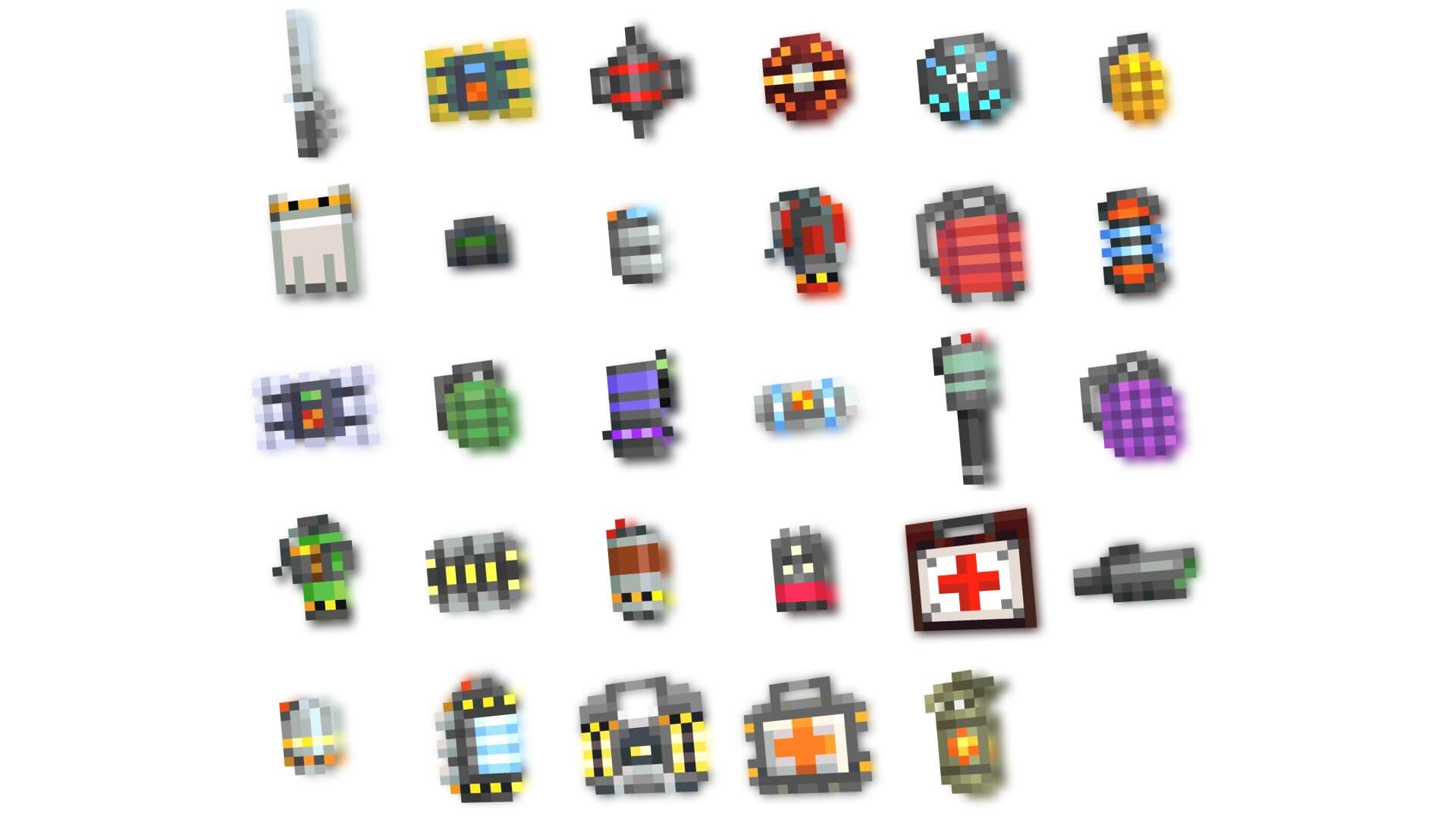 OMA Grenade Weapons - 2D Game Asset by Reactorcore