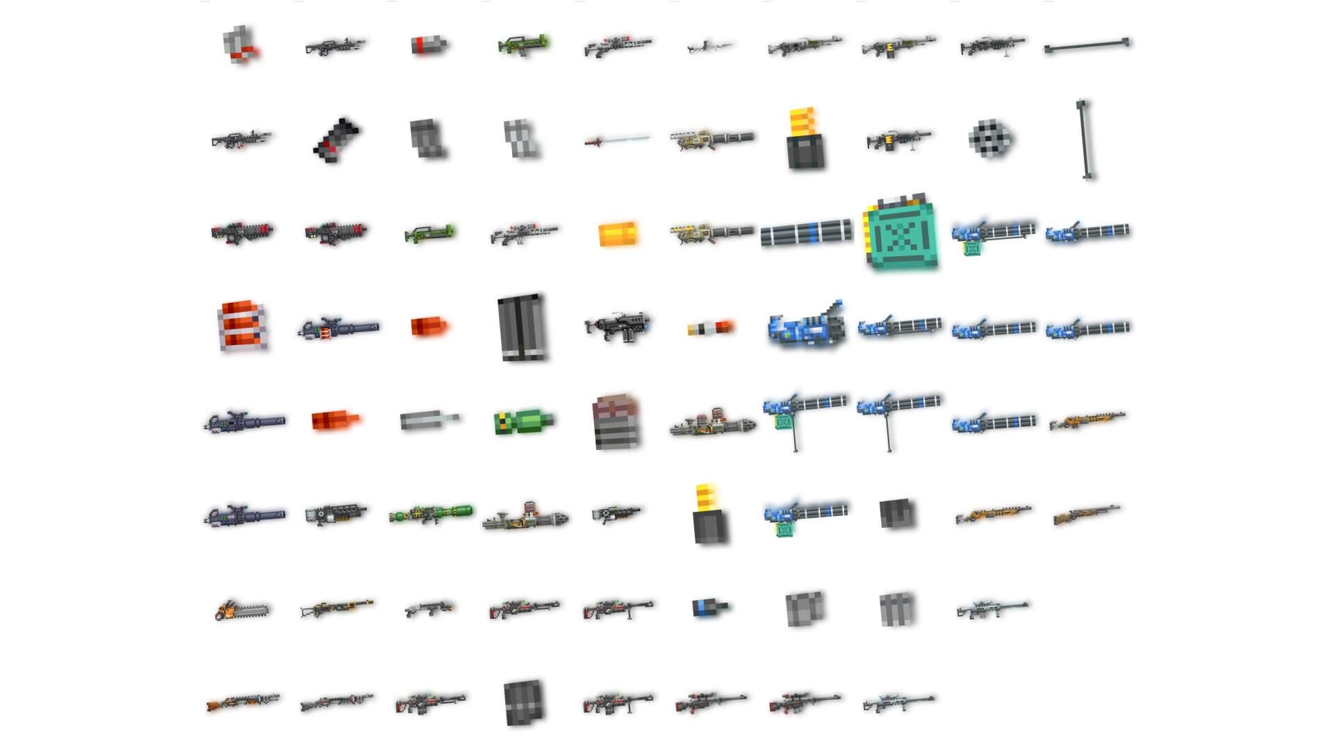 OMA Large Ballistic Weapons - 2D Game Asset by Reactorcore