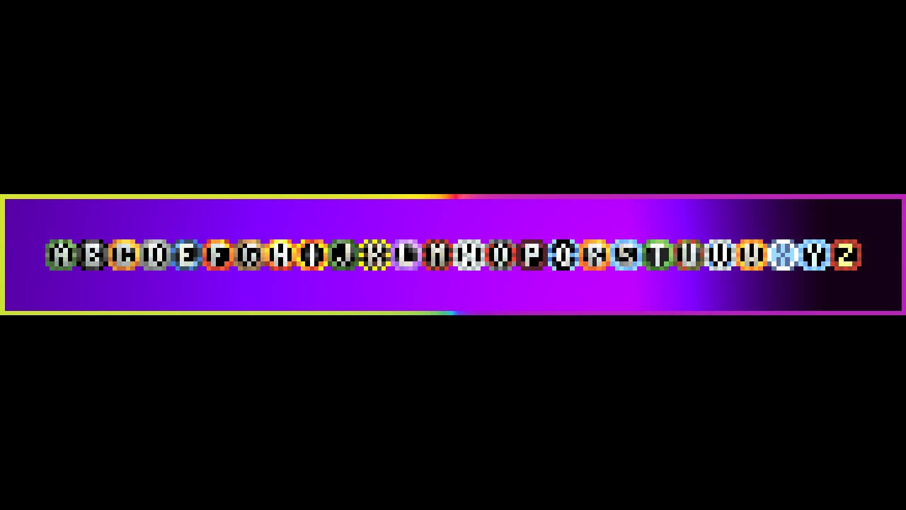 RC Art - Alphabet Bombs 2D Game Asset by Reactorcore